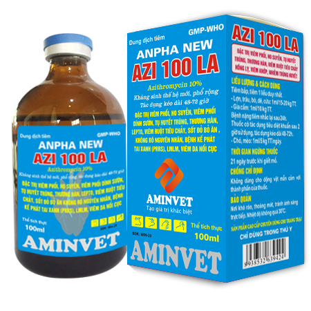 AZI 100 LA 100ML - THUỐC THÚ Y