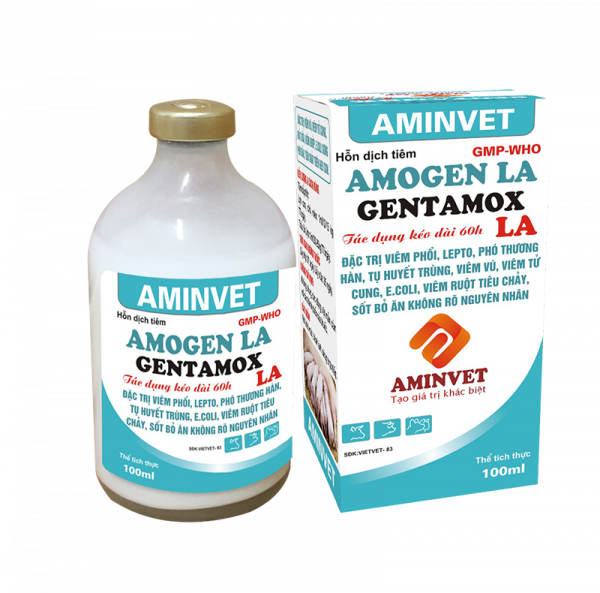 GENTAMOX – LA 100ML - THUỐC THÚ Y