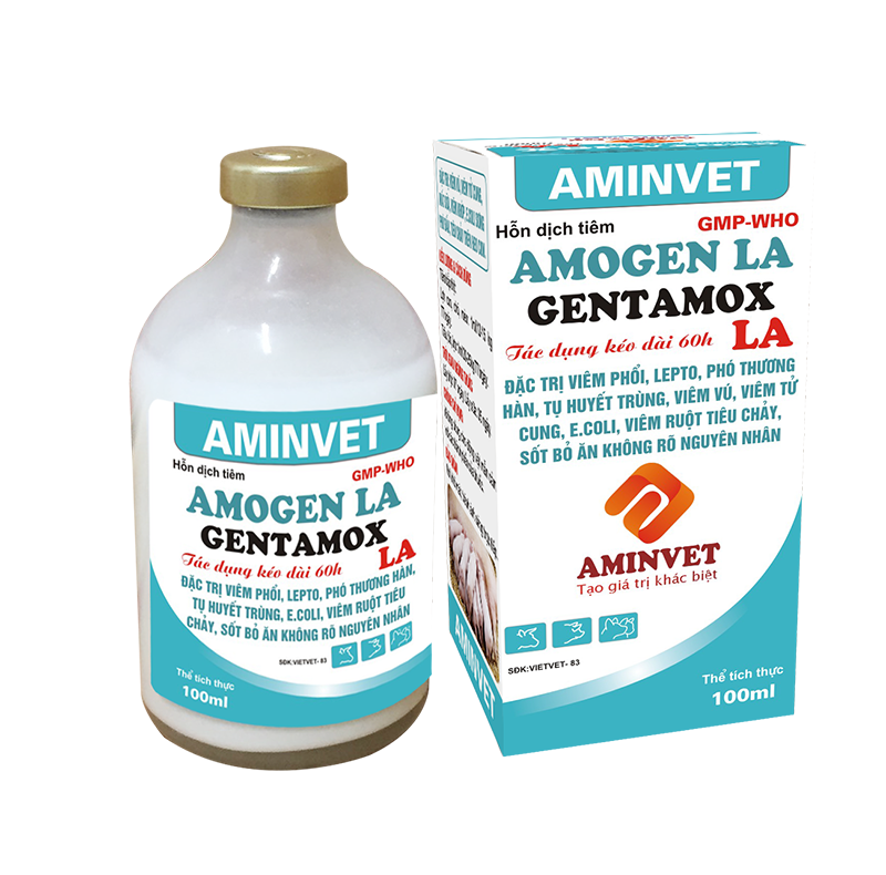 GENTAMOX – LA 100ML - THUỐC THÚ Y