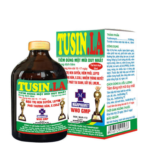 TUSIN LA 100ml - THUỐC THÚ Y